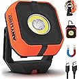 ANYLiGHT Work Light, Magnetic Rechargeable Light with 4 Modes & 150°Rotatable, 1200LM Waterproof ...