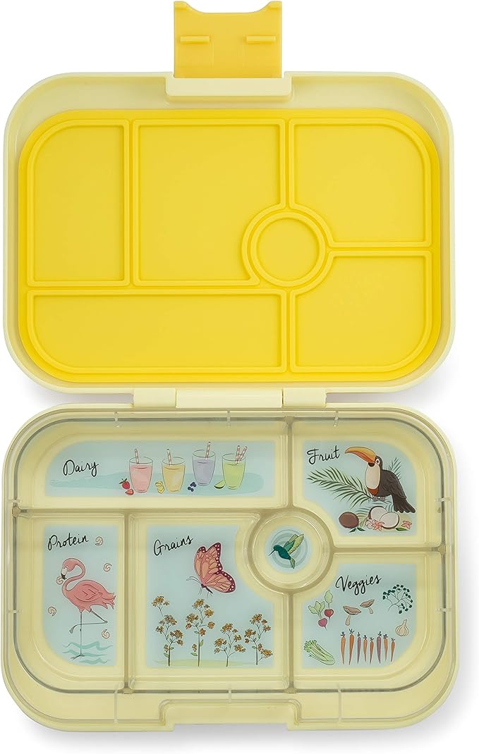 Yumbox Original Leakproof Bento Lunch Box Container for Kids (Sunburst ...