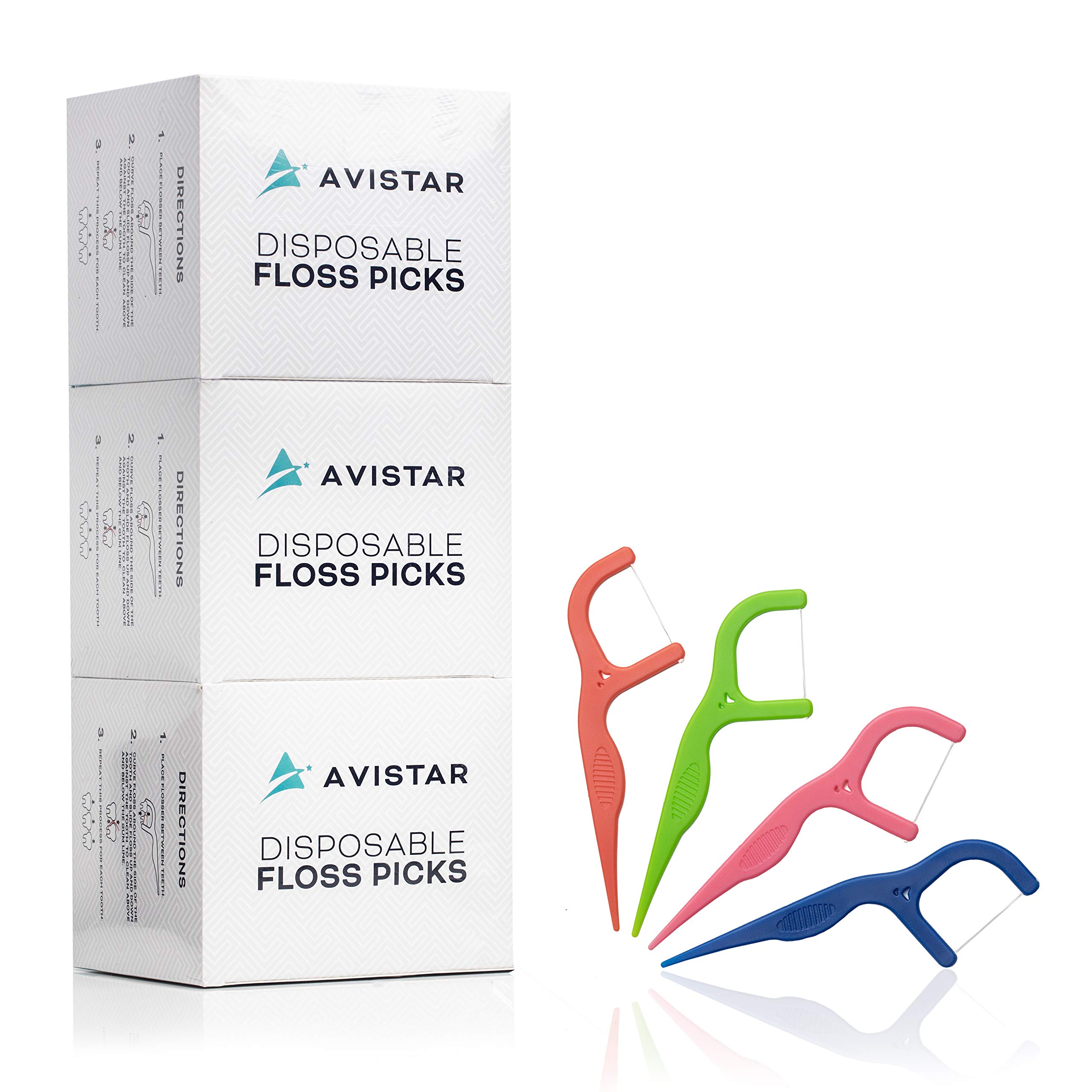 Buy 450 Disposable Floss Picks: The World's Most Convenient Floss Picks ...