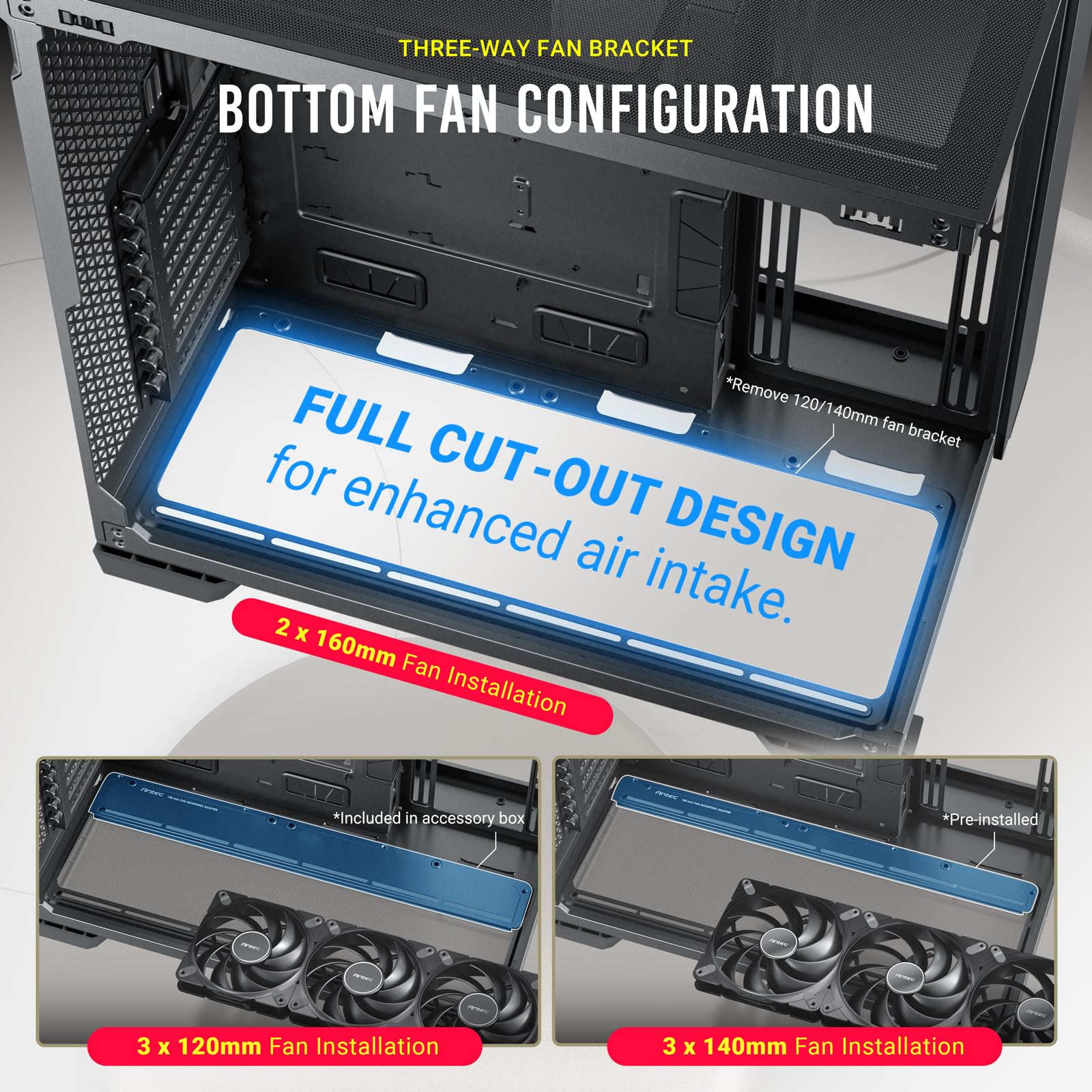 Mua Antec C8, Fans not Included, RTX 40 Compatible, Dual-Chamber ...