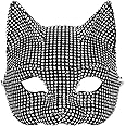 Amazon.com: LUOZZY Rhinestone Masquerade Mask - Sparkly Cat Cosplay ...