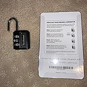 Padlock with 3 Digit Combination - Outdoor Weatherproof Combination ...