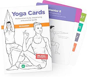 Amazon.com : WorkoutLabs Yoga Cards – Beginner: Visual Study, Class ...