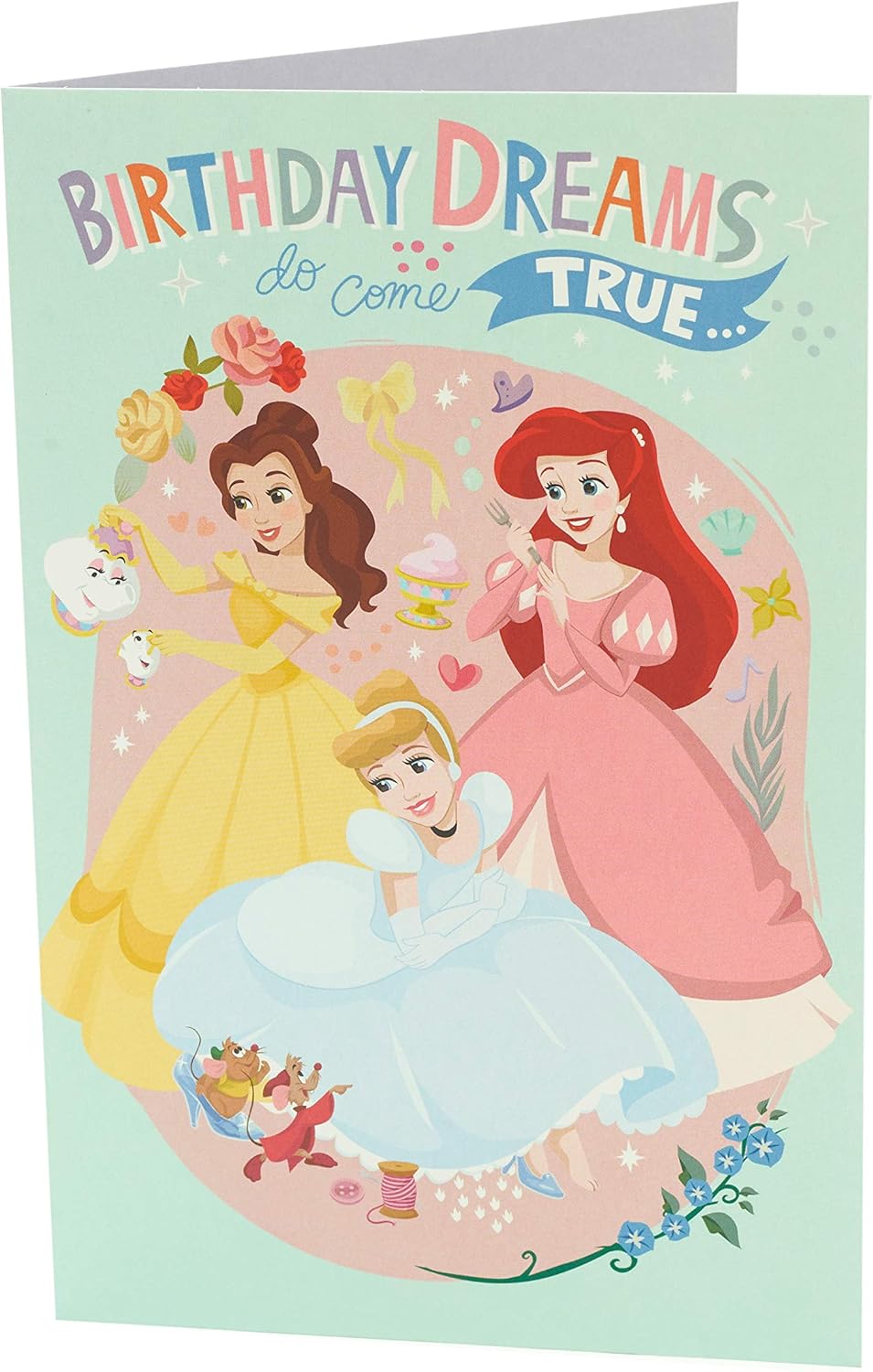 Girls Birthday Card – Birthday Card – Disney Princess Birthday Card ...