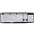 Amazon.com: Nuklz N Large Print Computer Keyboard | Visually Impaired ...