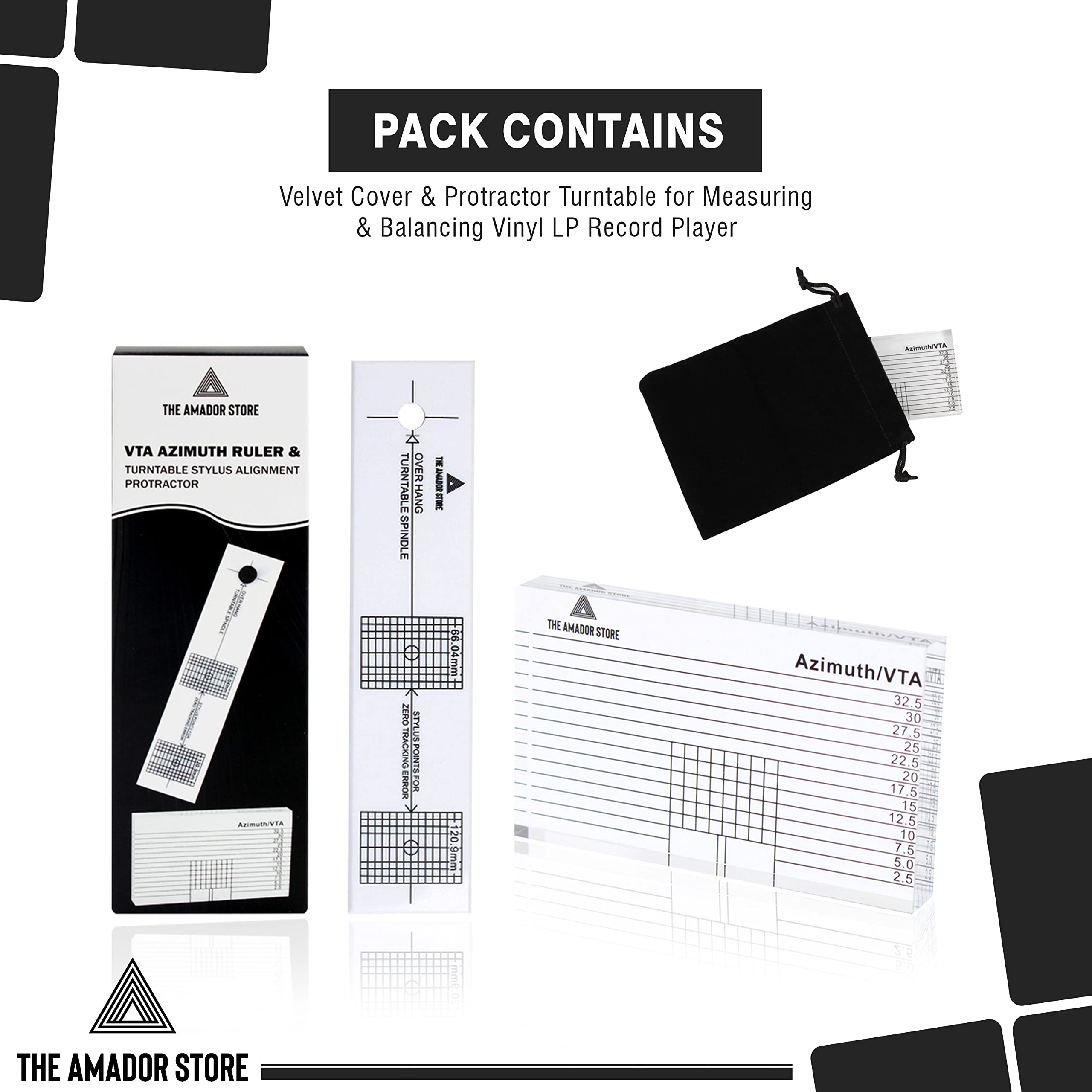 Mua The Amador Store Turntable Phono Cartridge Stylus Alignment ...