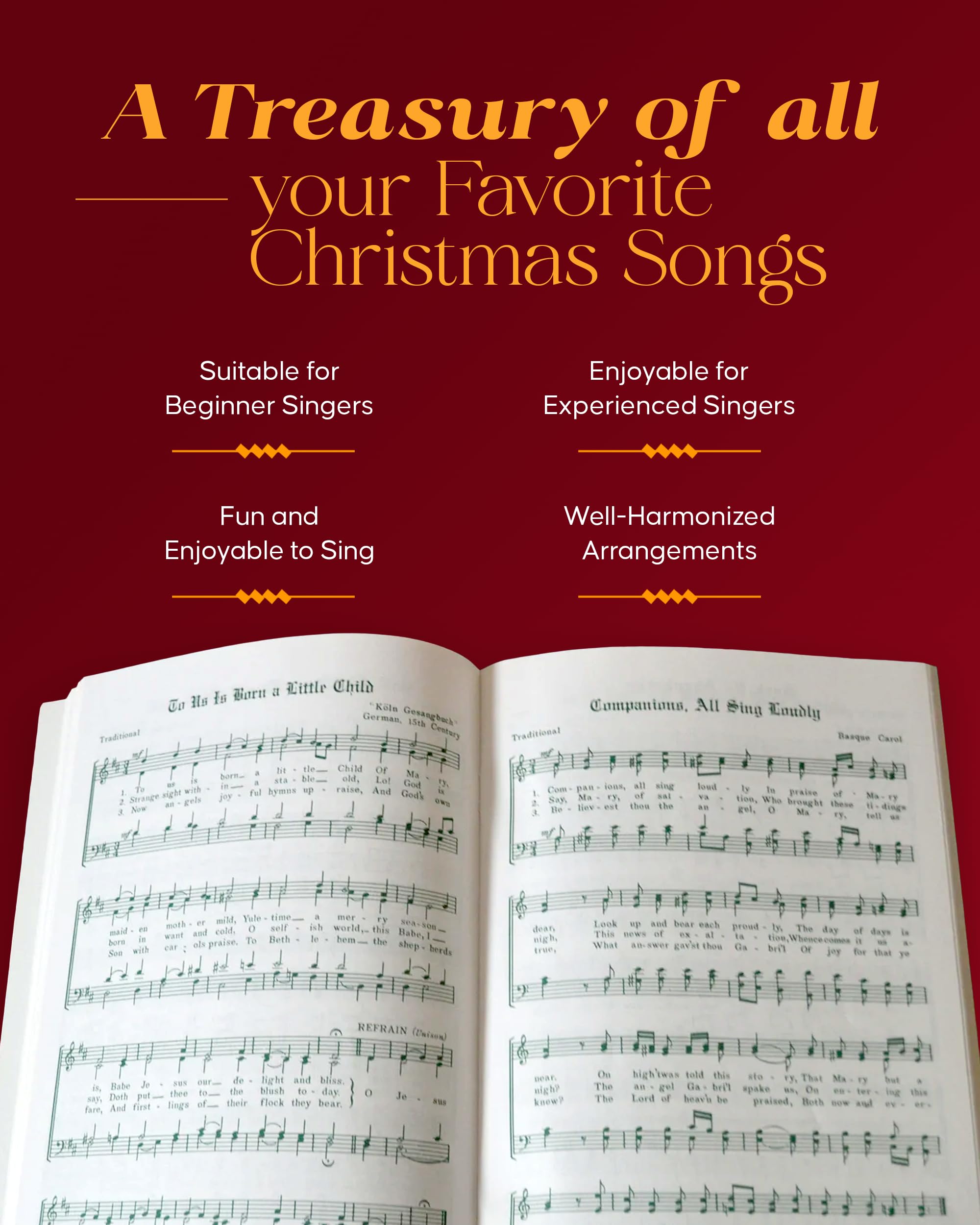 Mua Christmas in Song - Christmas Music Book with 108 Traditional ...