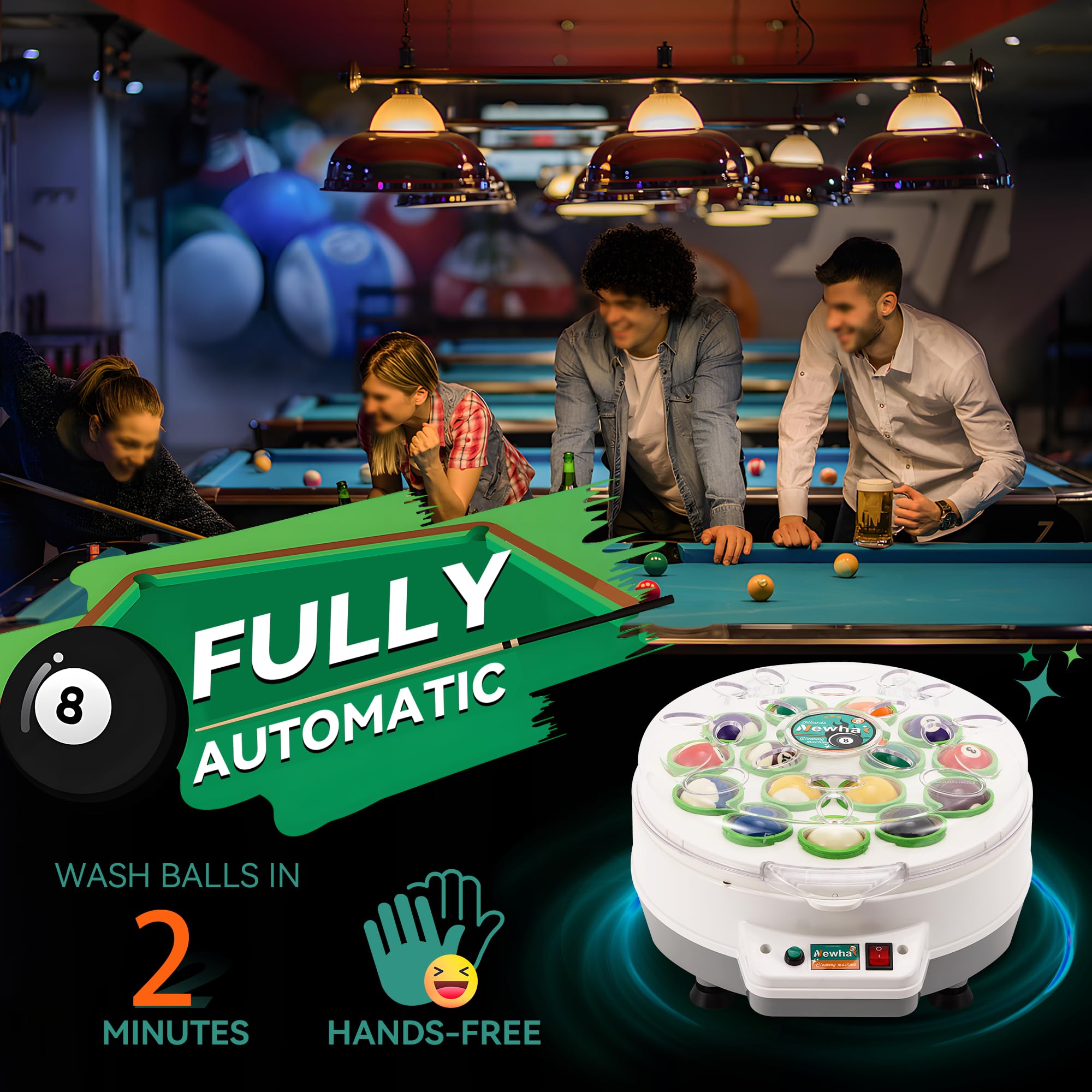 Mua Newhai Upgraded Aluminum Pool Ball Cleaning Machine Electric ...