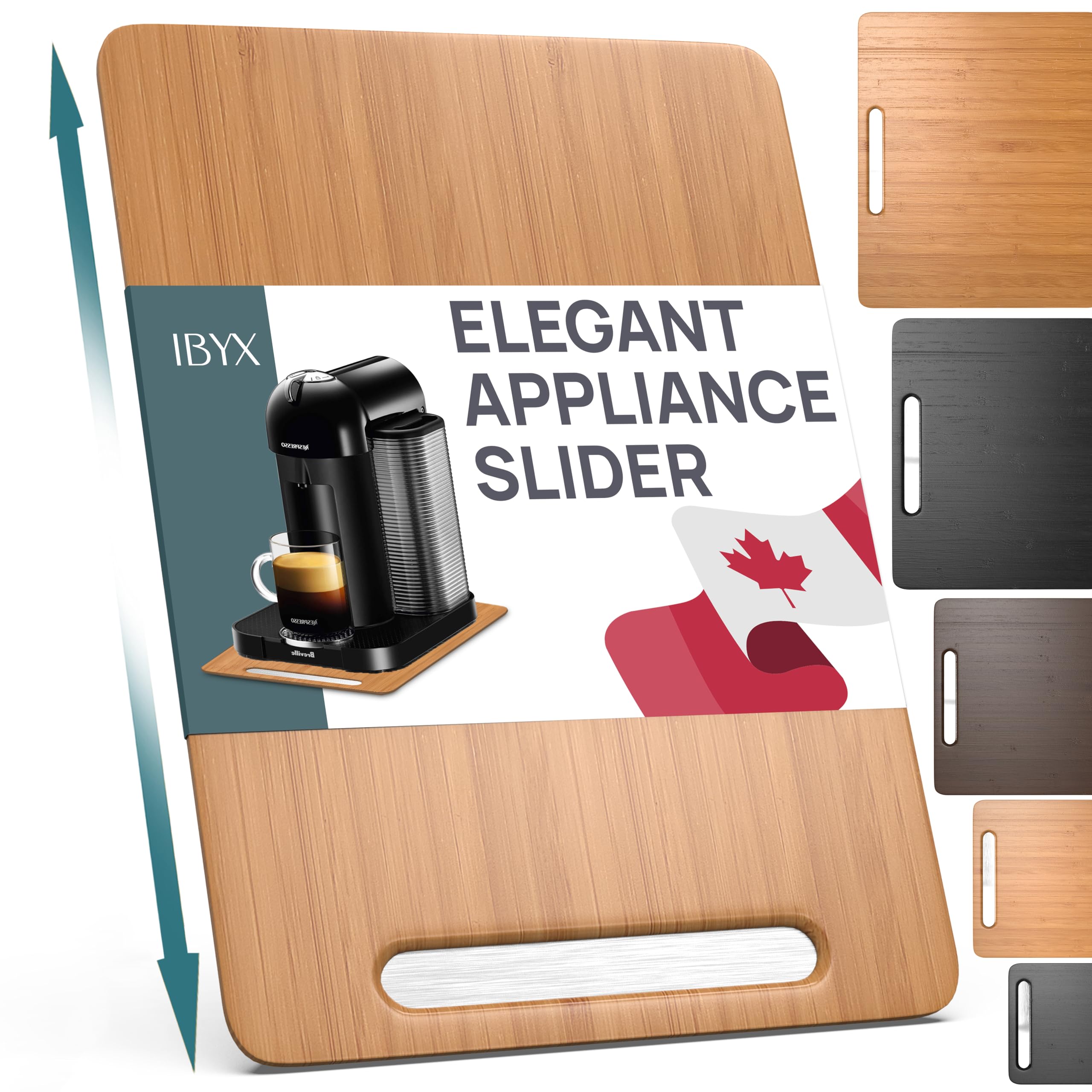 Ibyx Elegant Sliding Tray for Your Coffee Maker & Heavy Kitchen ...