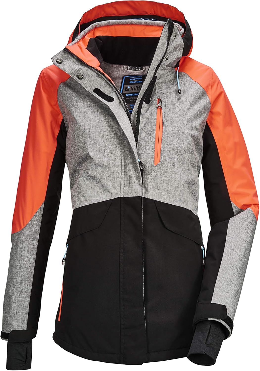 Amazon.com : killtec Women Snow Jacket Savognin WMN Ski Jckt D, Color ...