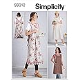 Amazon.com: Simplicity Misses' Wraparound Apron Packet, Code 9312 ...
