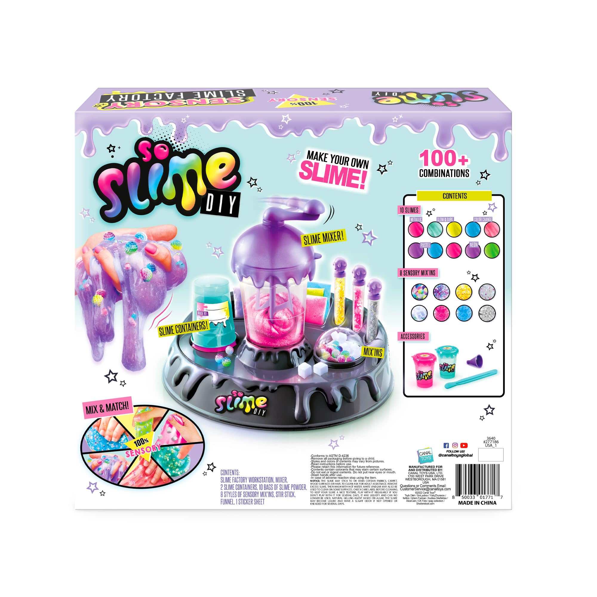 Mua So Slime DIY Sensory Slime Factory; Makes 10 Slimes; No Glue; No ...