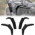 Amazon.com: KATIMOTO Front & Rear Extended Fender Flares for Polaris ...