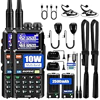 Amazon.com: BAOFENG 5RH PRO GPS 10W Tri Band Ham Radio Long Range Handheld Two Way Radio,640CH ...