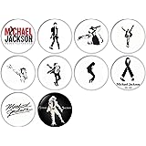 Amazon.com: MICHAEL JACKSON MJ (1) Awesome Quality Lot 12 New Pin ...
