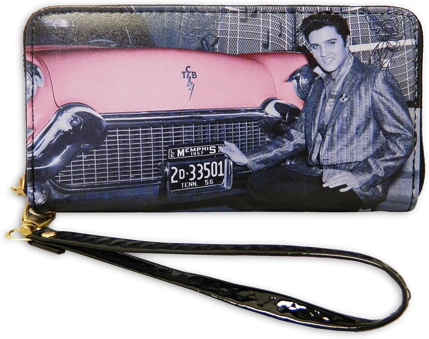 Elvis Presley Wallet With Car: Amazon.ca: Clothing & Accessories