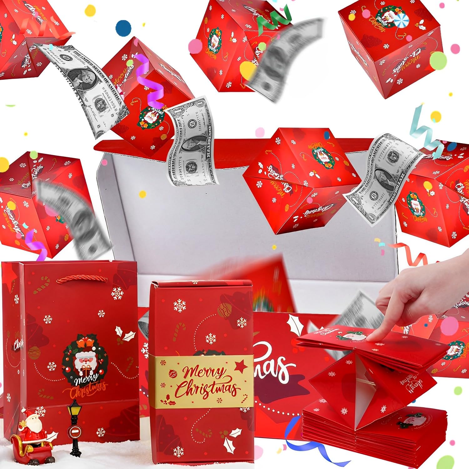 Money Gift Boxes for Cash Pop Up, Surprise Gift Box Explosion, Unique ...