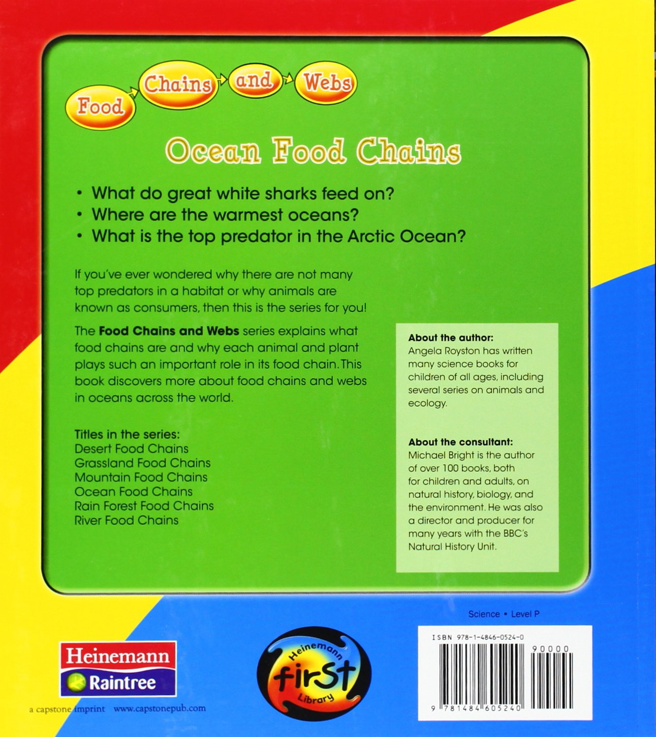 Mua Ocean Food Chains (Heinemann First Library: Food Chains and Webs) Ocean Food Chains ...