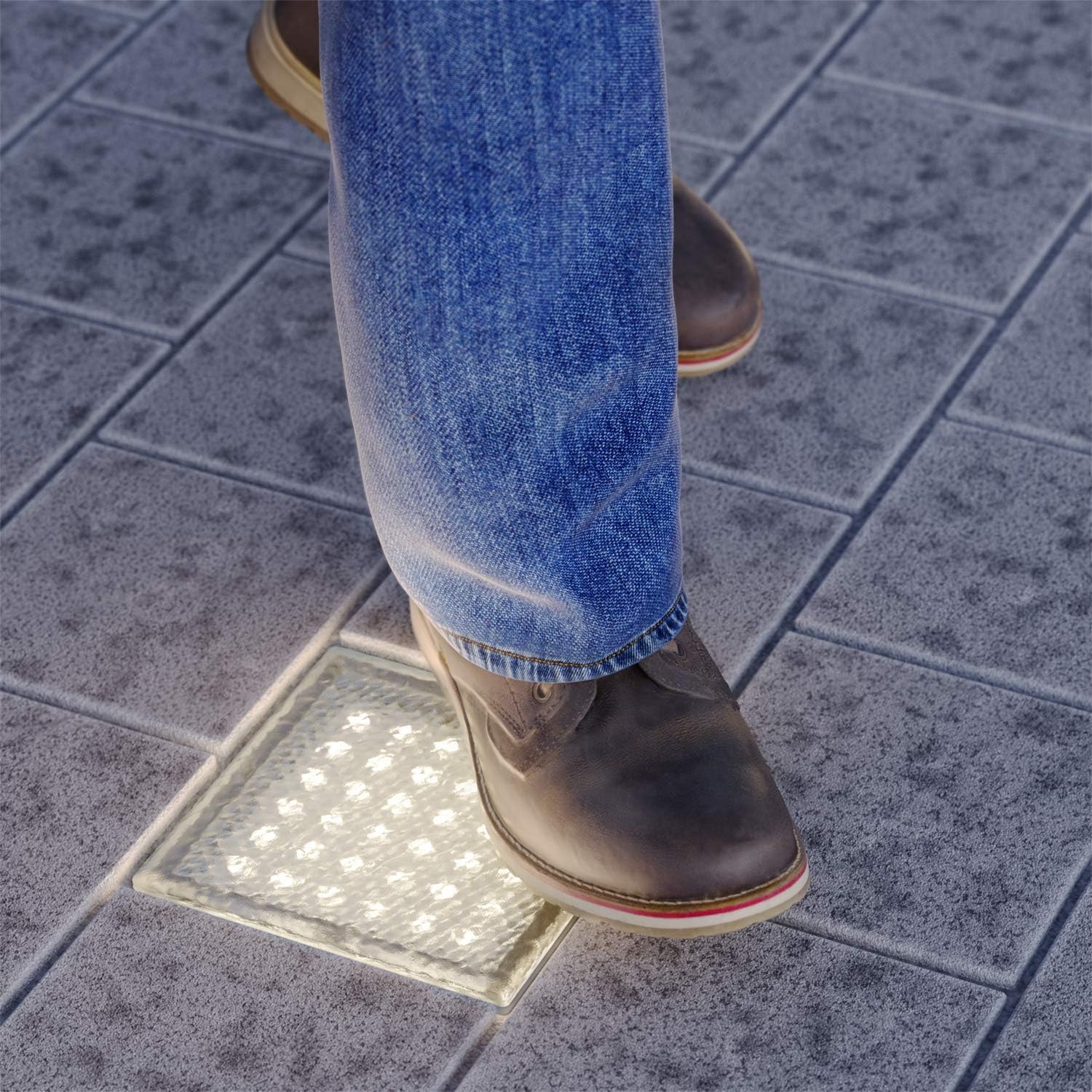 ledscom LED Paving Stone Gorgon Recessed Ground Light for Outdoor ...