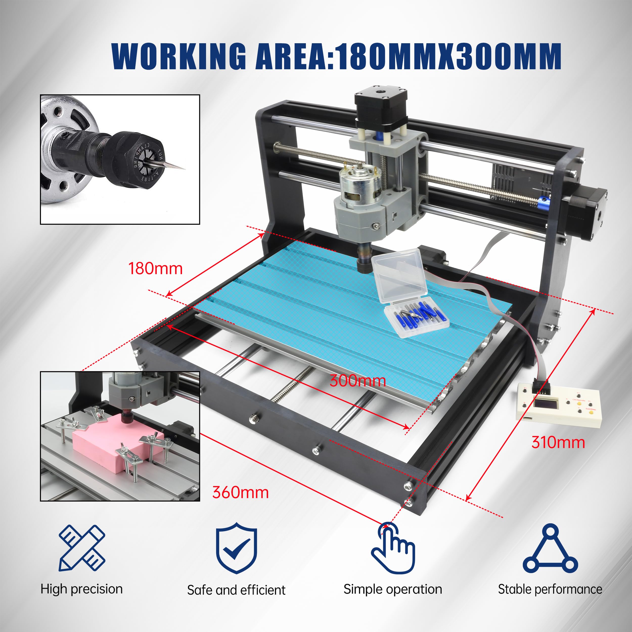 YIDOFENG 3018 PRO 3 Axis CNC Router Machine Kit, with GRBL Offline Control En... | eBay