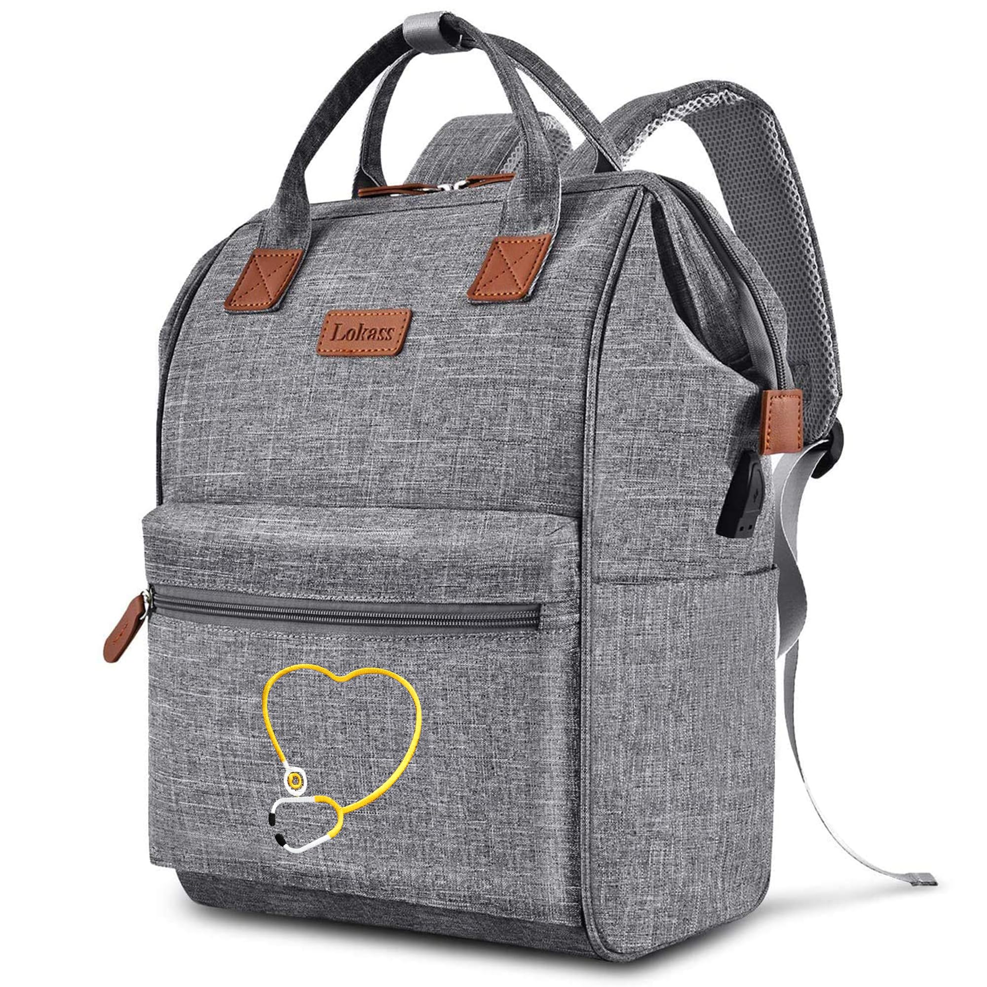 Nurse Backpack/15.6 Inch Laptop Backpack/Nursing Bag for Nurse Work ...