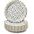 Amazon.com: Confettiville Christmas Paper Plates, 50-Count Disposable ...
