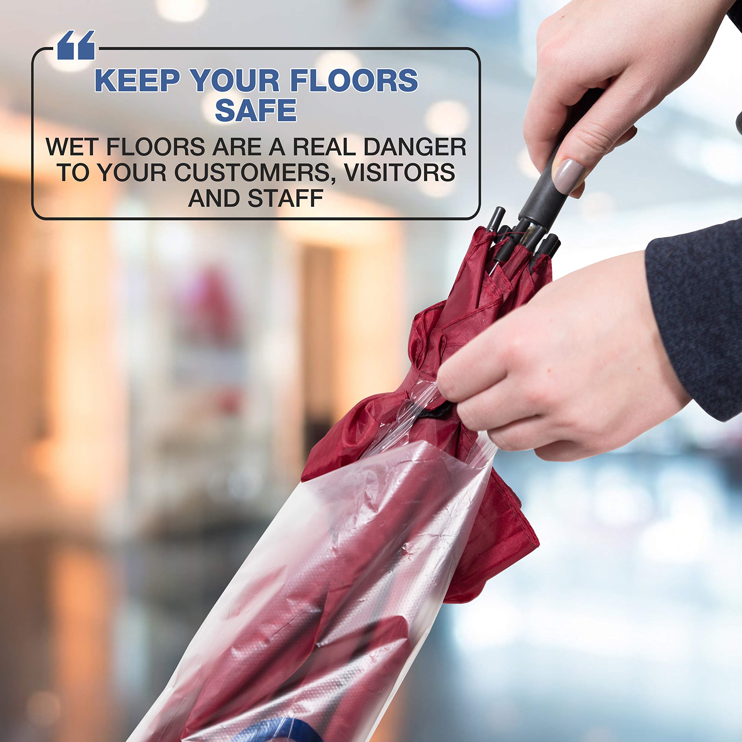 Mua Brella Fella Umbrella Bag Wrapper Station with Sign Frame - Wrap ...