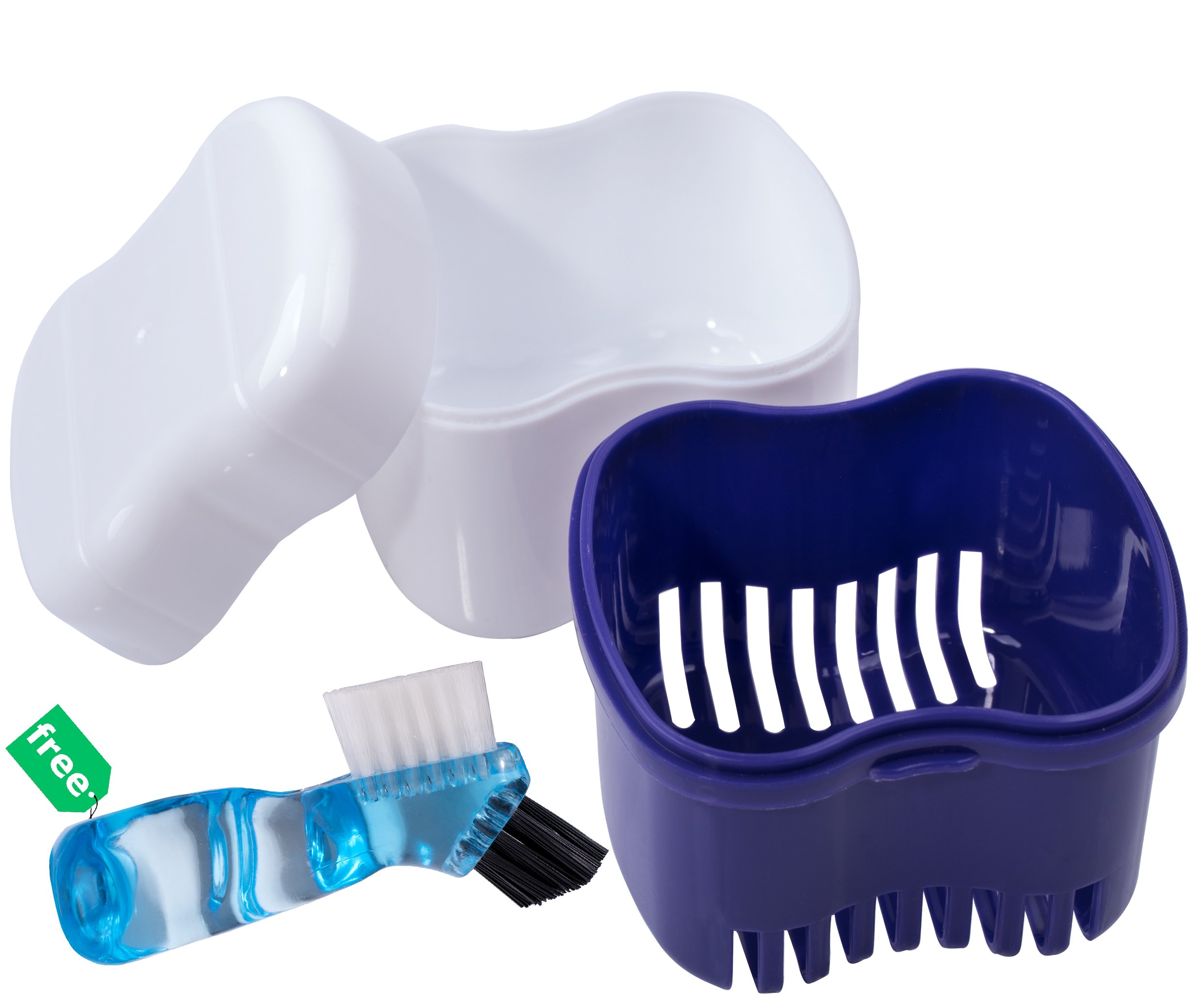 Amazon.com : Denture Case, Denture Brush Retainer Case, Denture Cups ...