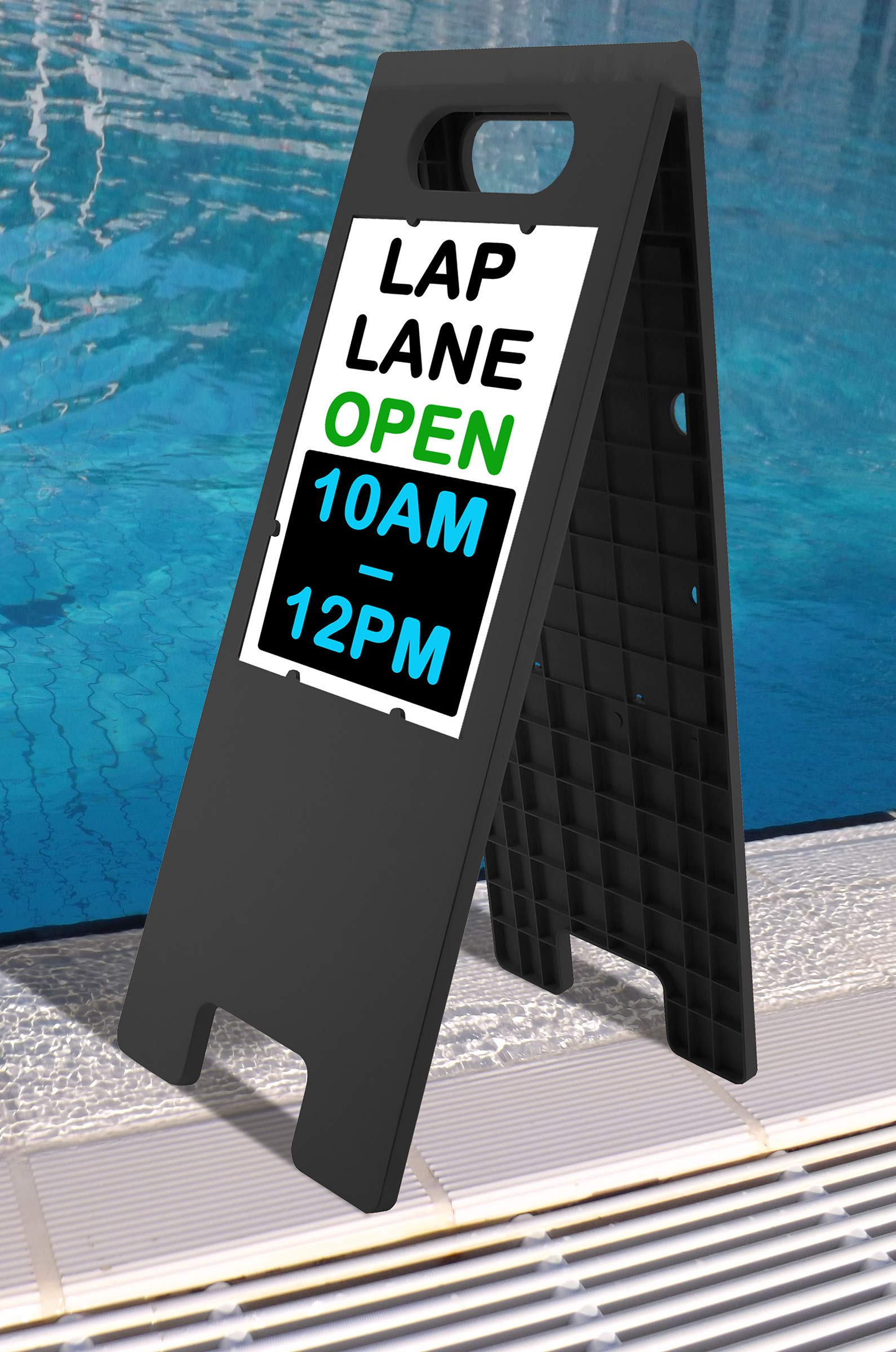 Headline Sign - Customizable Floor Tent Sign, Blank with 2 Double Sided ...