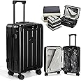 Amazon.com | BlackVoyage Air Vacuum Seal Compression 20-Inch Suitcase ...