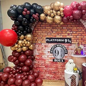 105 globos de Harry Potter, guirnalda de arco para decoración de ...