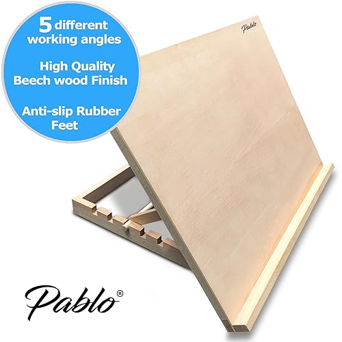 Artcoe 18 x 24-inch Lightweight Drawing Board Half Imperial, Pine ...