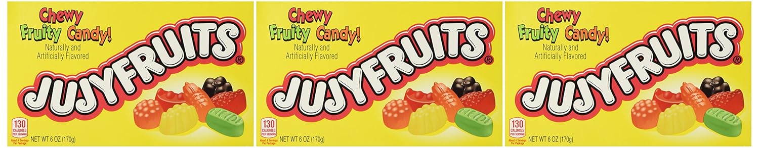 Amazon.com : JujyFruits Chewy Fruity Candy (5 oz Boxes) 3 Pack : Gummy ...