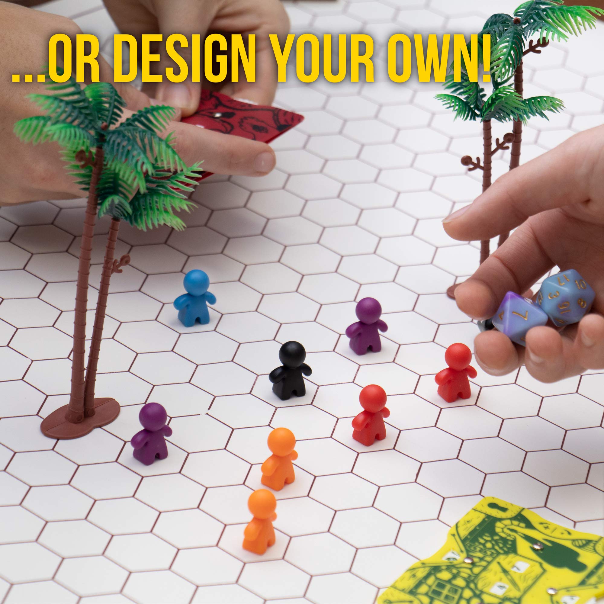 Mua Brybelly Peeples - 100 24mm Plastic Game Piece Tokens in 10 Colors ...