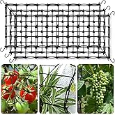 Amazon.com : Grow Tent Trellis Netting 2x4', 2 Pack Heavy Duty Elastic ...