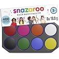 Amazon.com: Snazaroo Face Paint Palette Kit, 0.6 Fl Oz (Pack of 8), 8 ...
