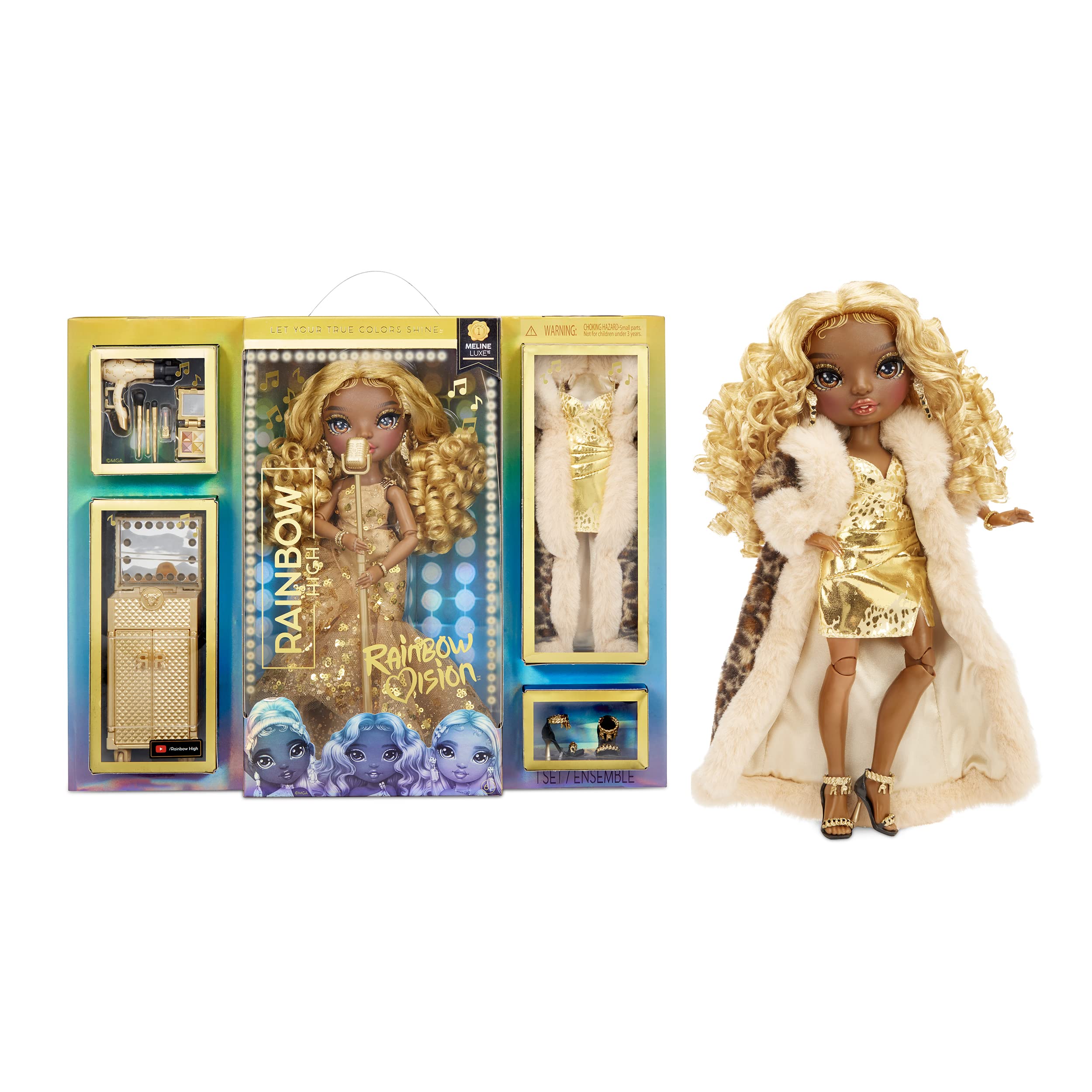 Mua Rainbow Vision Rainbow Divas- Meline Luxe (Gold Yellow) Posable ...