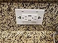 Amazon.com: Storage Theory Power Perch Horizontal Wall Outlet Shelf ...