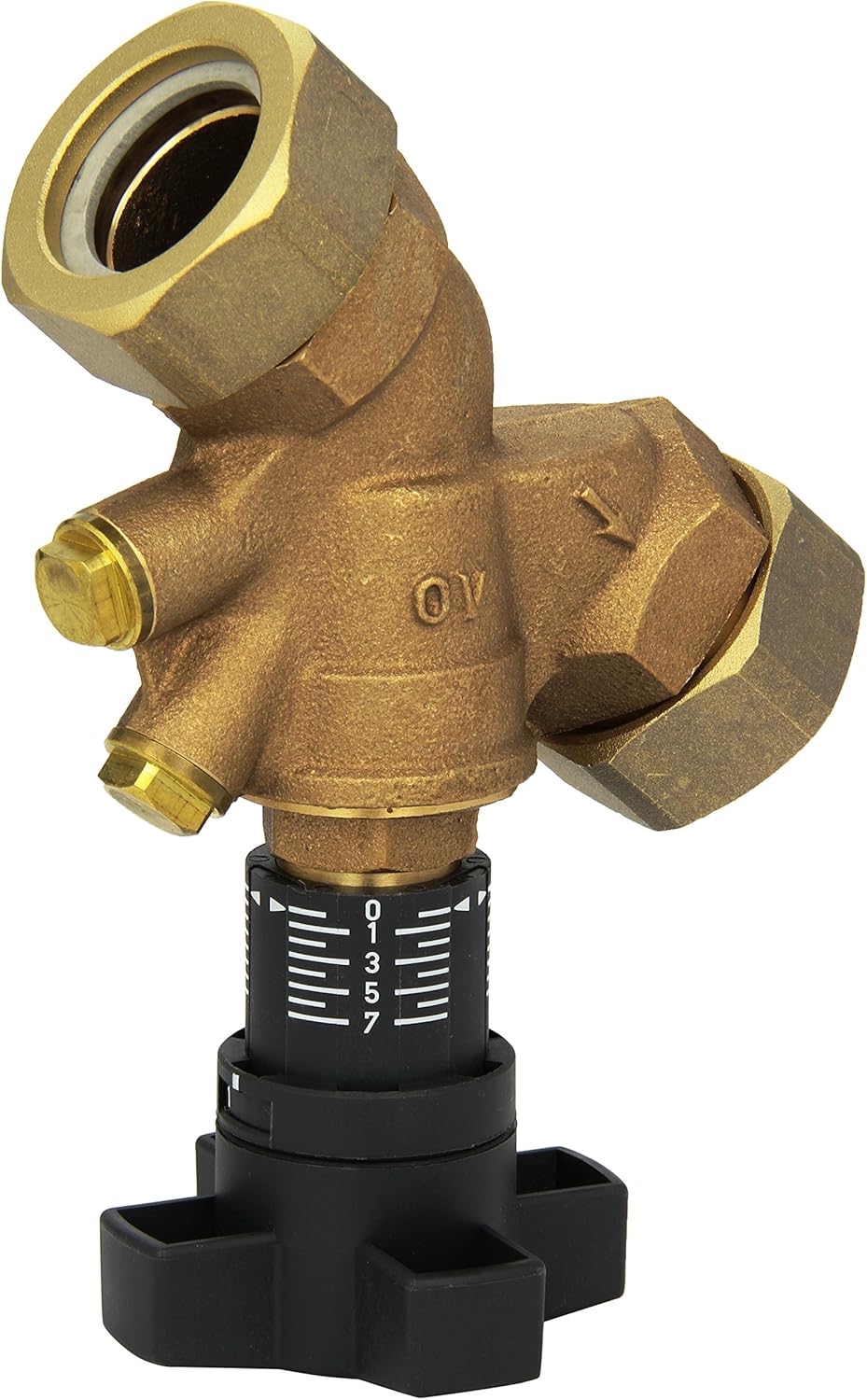 Oventrop Strangregulierventil Hydrocontrol VTRDN25, 1 1/4 Zoll AG mit ...