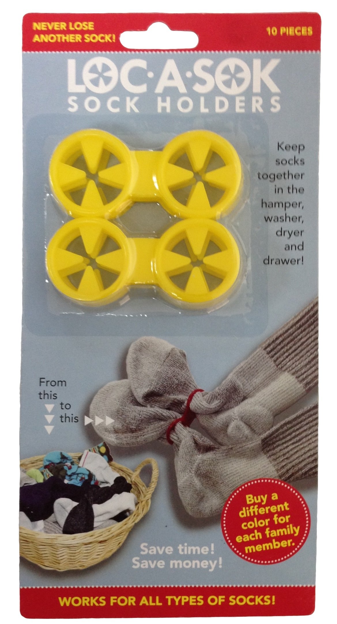 Amazon.com: Loc A Sok Sock Locks (Blue): Health & Personal Care