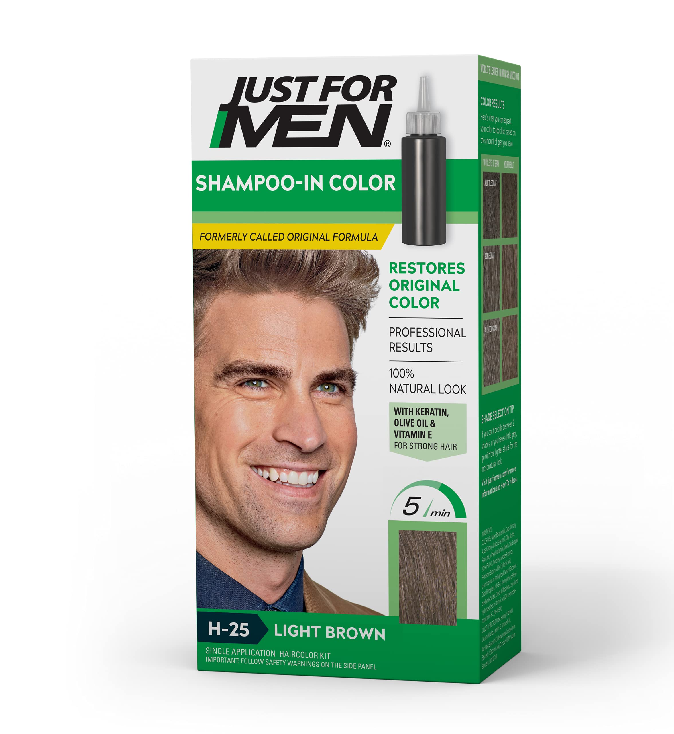 Mua Just For Men Shampoo-In Color (Formerly Original Formula), Mens ...