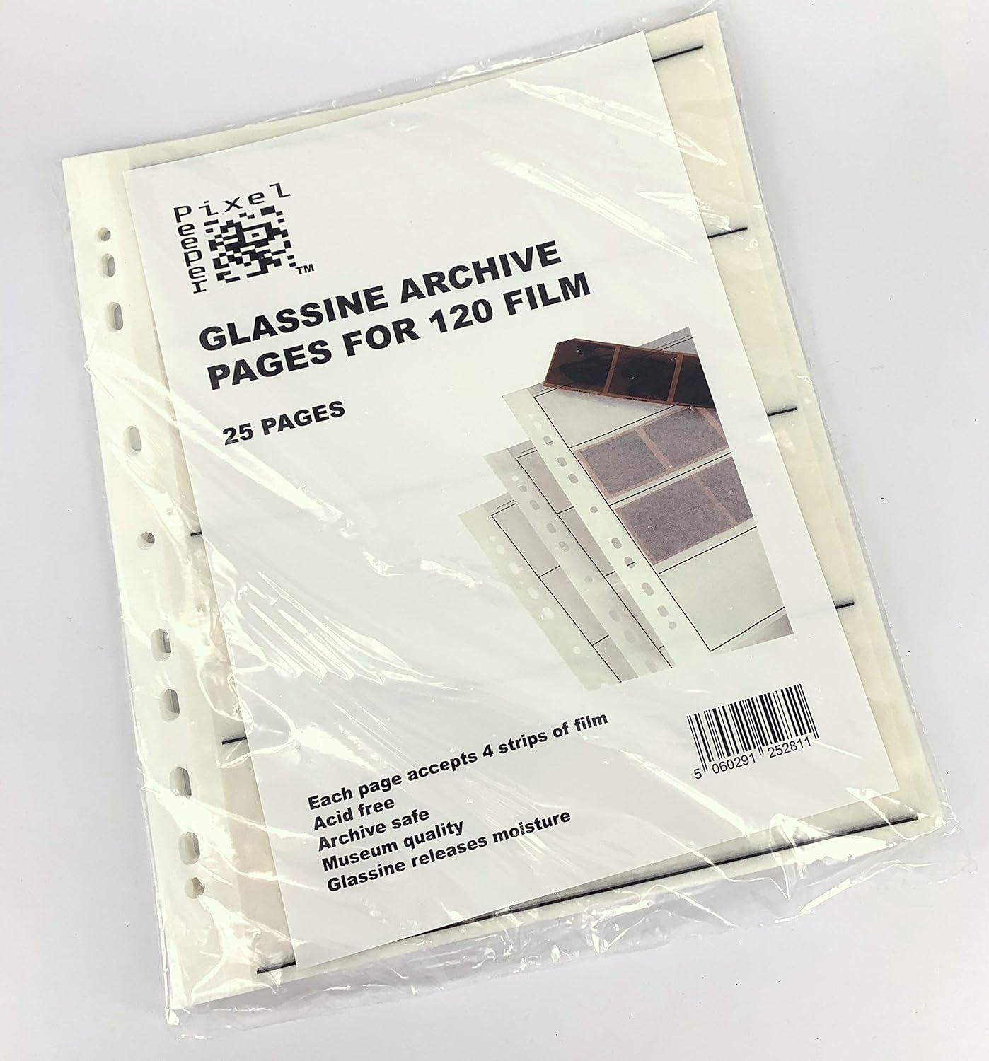 25 x Negative Filing Sheets for 120 Film. Acid-Free, Archival Safe ...