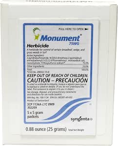 Amazon.com : Monument 75 WG Selective Herbicide for Warm Season Turf ...