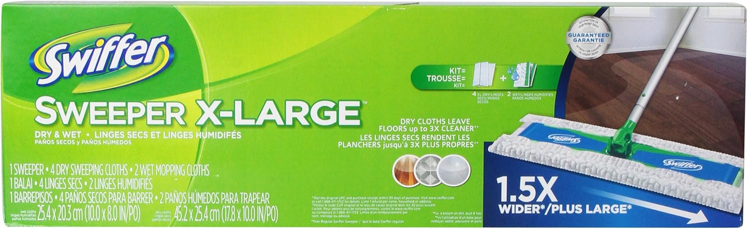 Swiffer Sweeper X-Large Starter Kit In The Box