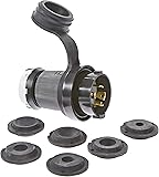 Hubbell HBL2731 Locking Plug, 30 amp, 3 Phase, 480V, L16-30P, Black and ...