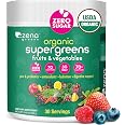 Amazon.com: Zena Organic Super Greens Powder, 70+ Superfoods Drink Mix ...