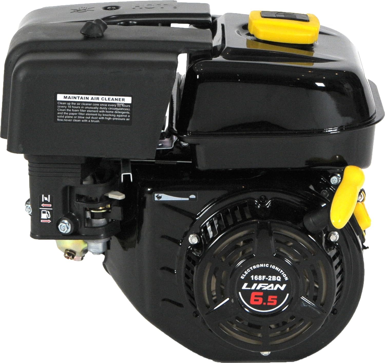 Amazon.com : Lifan LF 168F-2BDQ 6-1/2 HP 196cc 4-Stroke OHV Industrial ...