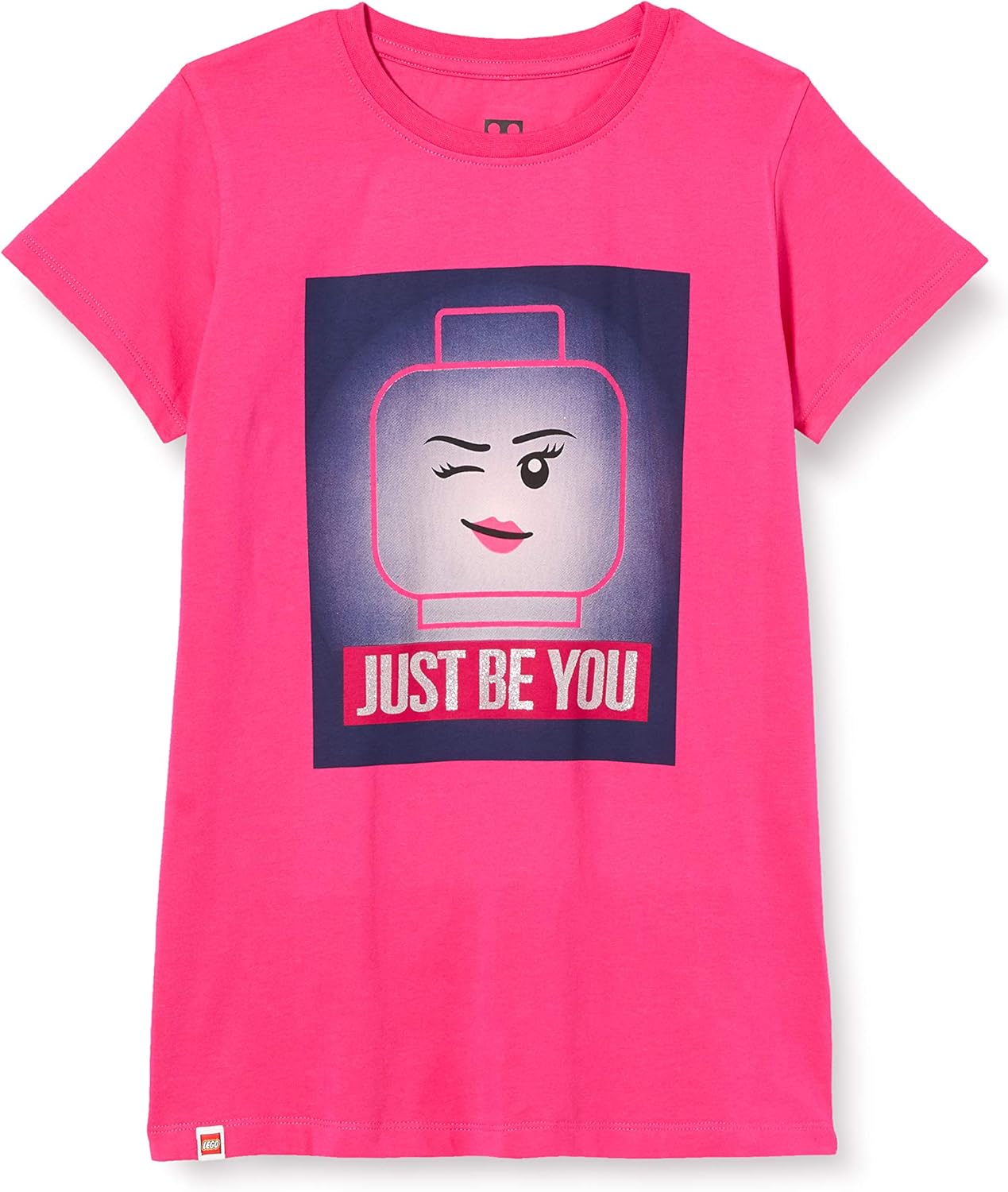 LEGO Girl's Mw-T-Shirt Mit Glitzerdruck: Amazon.co.uk: Clothing