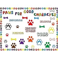 Amazon.com : Paw Print Bulletin Board Set and Sunday School Decor for ...