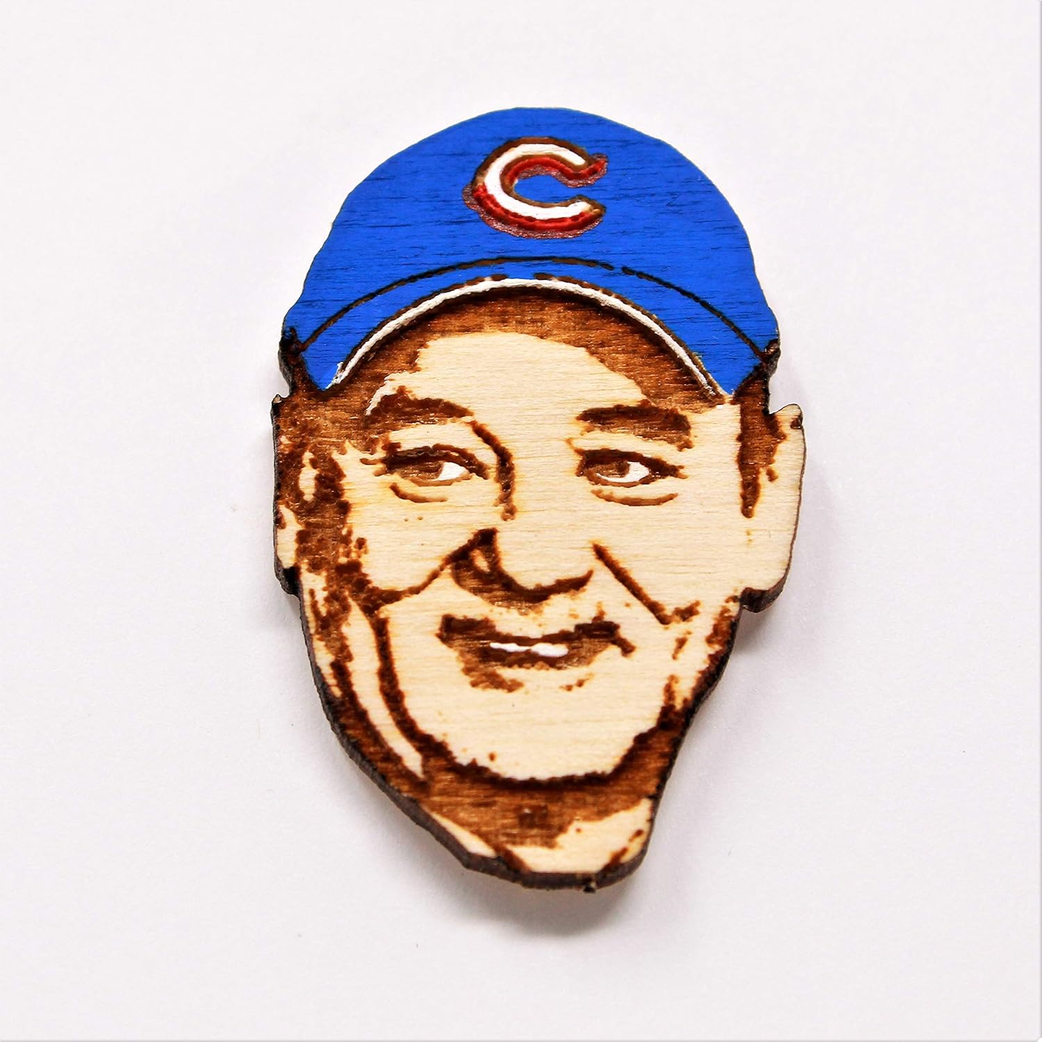 Amazon.com: Cubs Fan Lapel Pin | World Series Commemorative Wood Hat ...